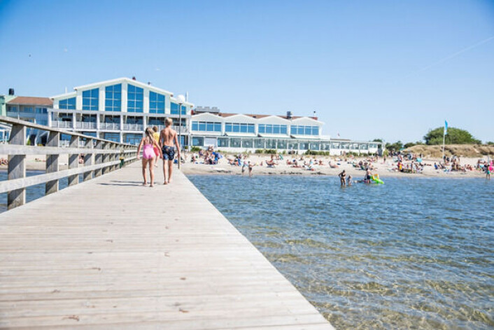 Strandliv på Sveriges riviera