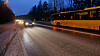 Innstiller alle busslinjer som går opp i høyden mandag